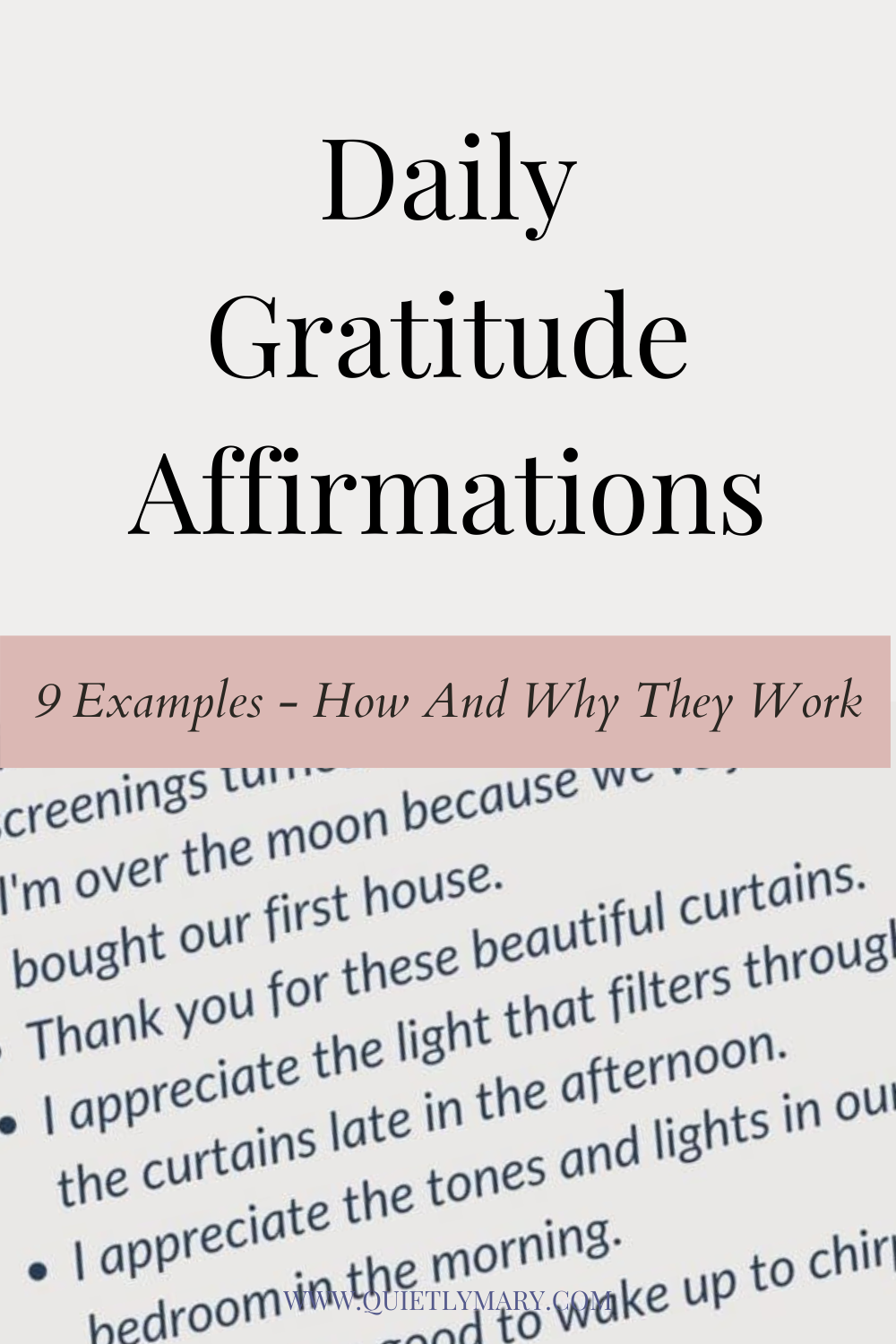 Daily Gratitude Affirmations: How They Work And Why They're So Helpful ...
